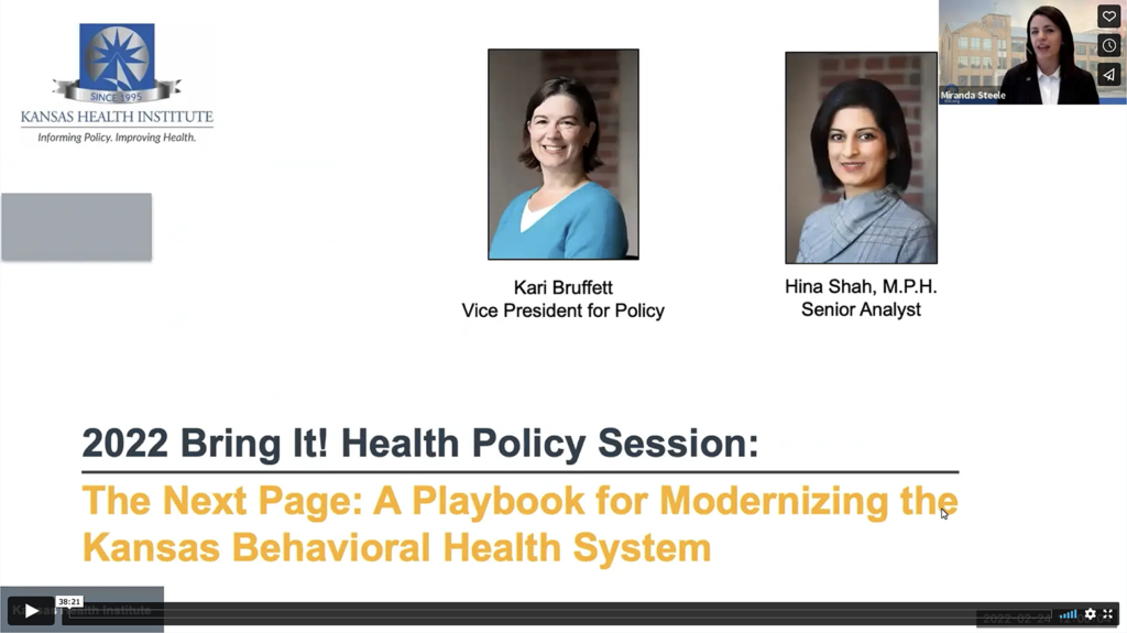 Kansas Legislature | Kansas Health Institute