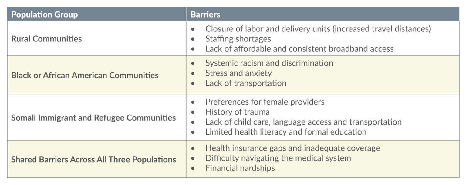 A Closer Look at Maternal Health in the U.S. and HHS Region VII ...